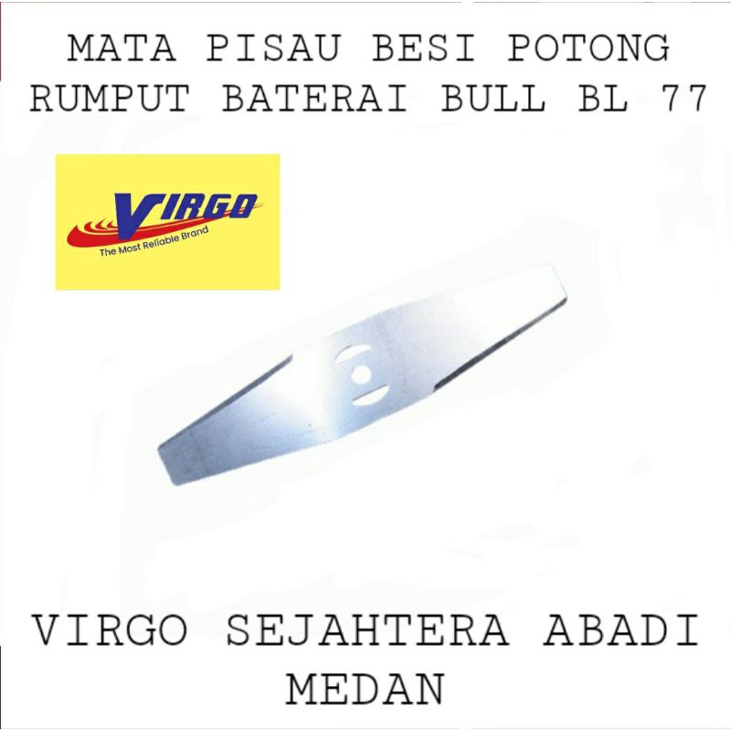 Jual MATA PISAU BL77 BESI SPARE PART MESIN POTONG RUMPUT BATERAI BULL ...