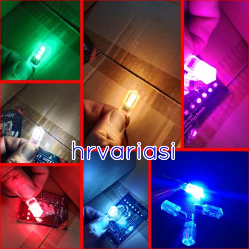 Jual lampu senja Sen Led T10 Cristal Super Terang hrg 2pcs | Shopee ...