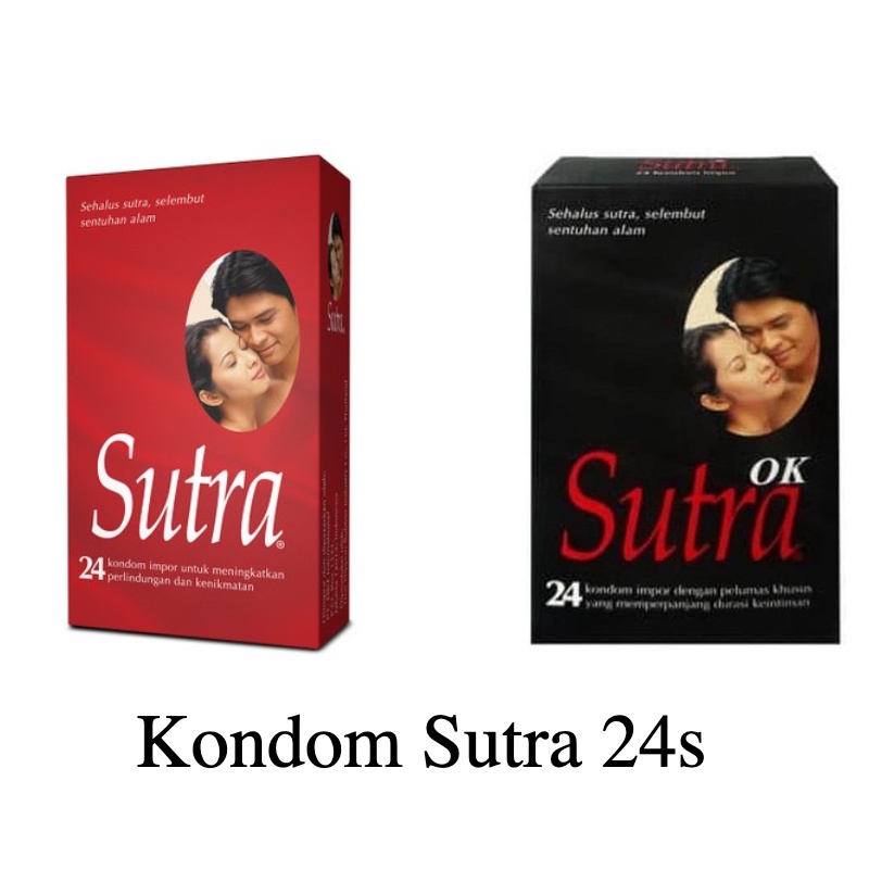 Jual Kondom Sutra 24s 1 Pack isi 24 pcs Merah Classic dan Hitam OK ...