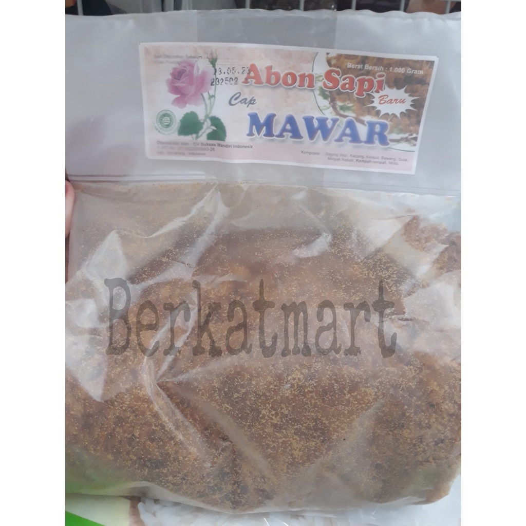 Jual Abon Sapi Cap Mawar kemasan 1 kg | Shopee Indonesia