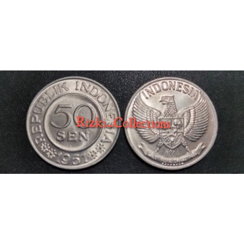 Jual KOIN 50 SEN TAHUN 1961 GARUDA PANCASILA - 1 KEPING . | Shopee Indonesia
