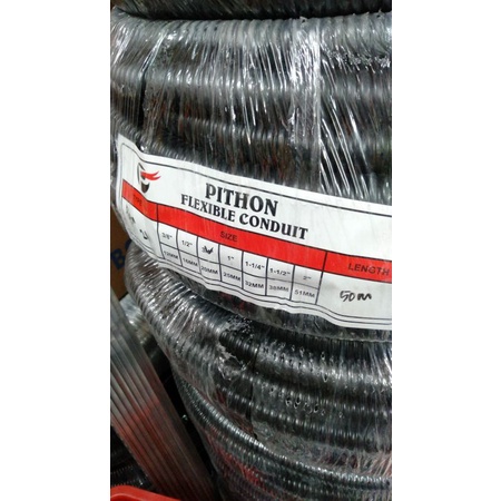Jual SELANG FLEXIBLE METAL 38mm 1 1/2" 1 1/2 INCH METERAN | Shopee ...