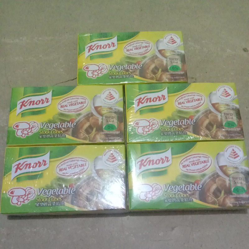 Jual Bumbu kaldu sayuran/Knorr vegetable stock cube | Shopee Indonesia