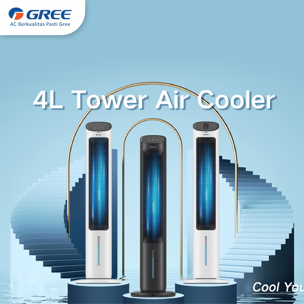 Jual GREE - FLIFE Tower Fan Air Cooler - Anion Generator - Tirai Es ...