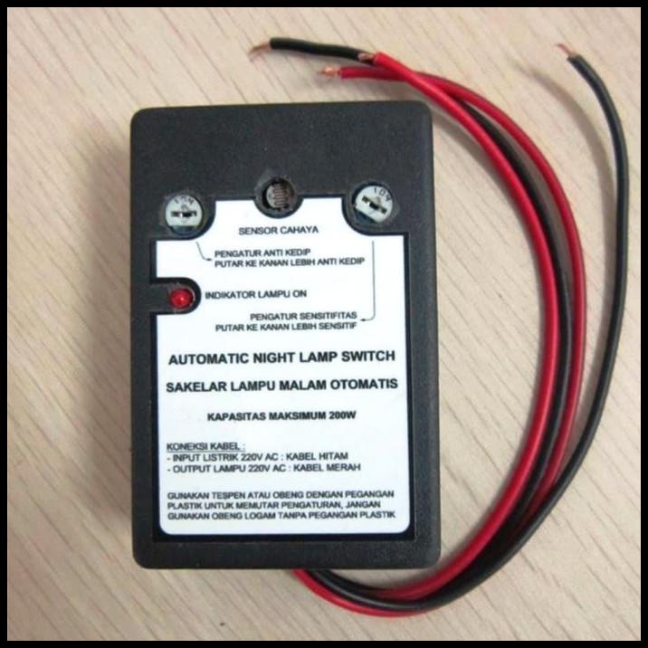 Jual Saklar Lampu Otomatis Ac 220V Siang-Malam Sensor Cahaya (Alt ...