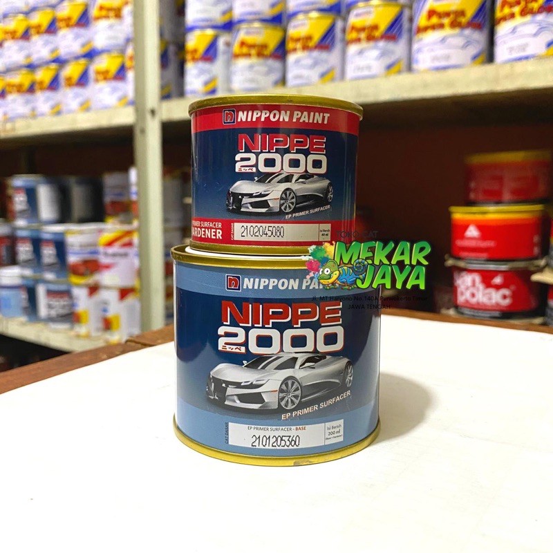 Jual EPOXY PRIMER SURFACER NIPPE 200ml / epoxy motor / epoxy mobil ...