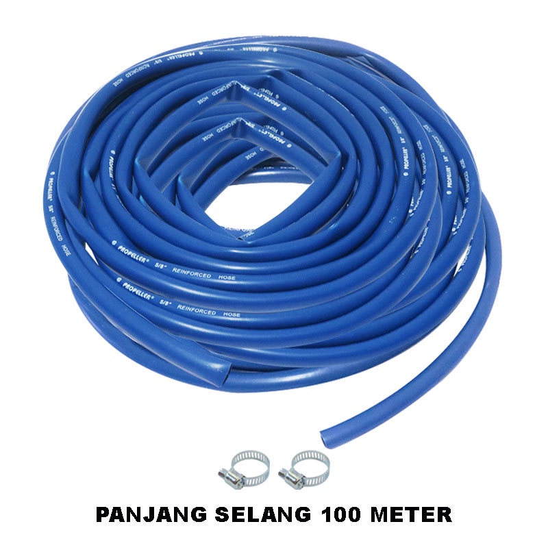 Jual EELIC SEA-P5/8INCH SELANG AIR POLOS 100 METER DIAMETER SELANG 5/8 ...