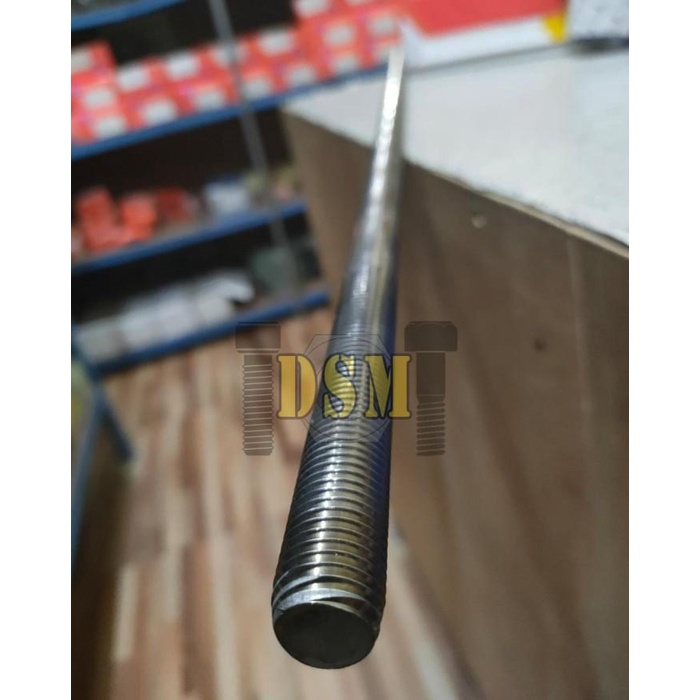 Jual Ss 304 / As Drat Stainless M10 / Long Drat / Thread Rod M10X1Meter ...