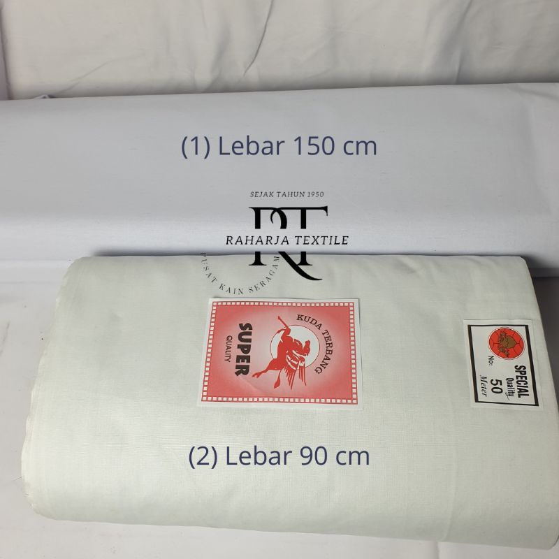 Jual Kain Kaci Kafan | Kain Kafan | Bahan Poly TC Eceran Meteran ...