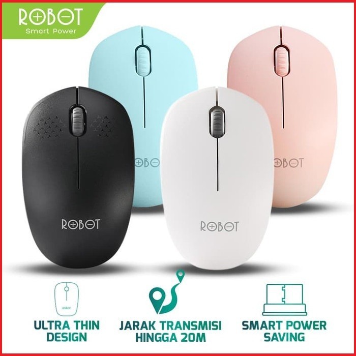 Jual MOUSE ROBOT WIRELESS M220 resmi | Shopee Indonesia