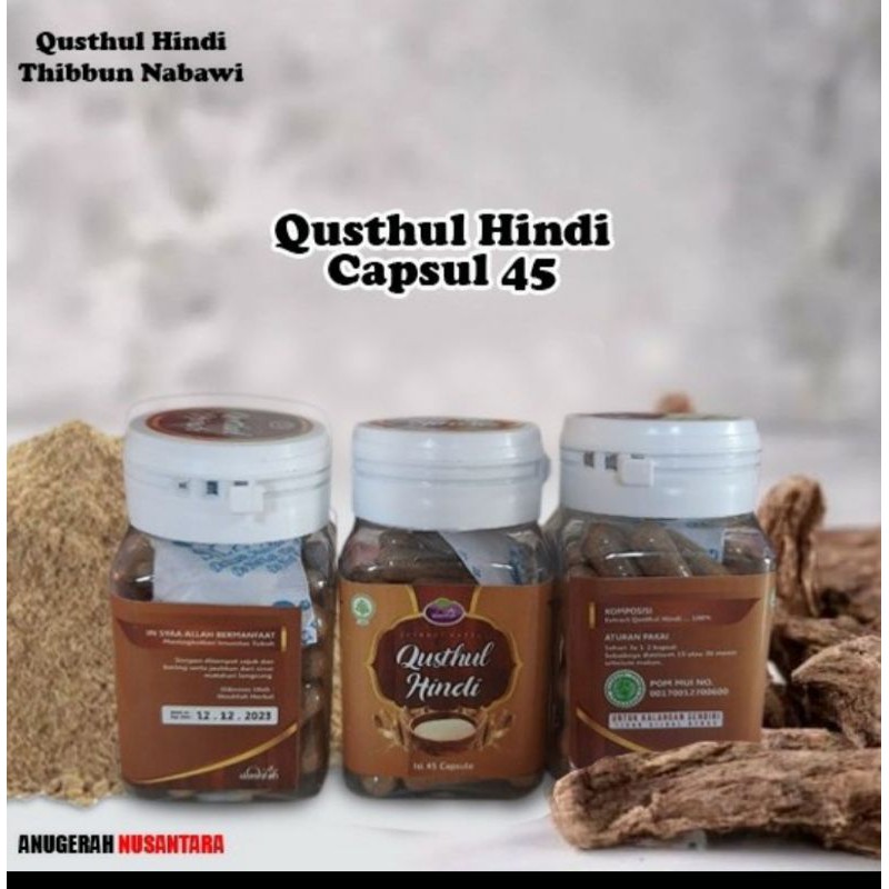 Jual Qusthul Hindi Kapsul Original BPOM / Qist Alhindi premium / obat ...