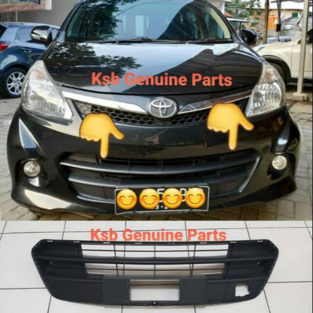 Jual Grill Grille Bumper Bemper Depan Avanza Veloz Original 2012 2013 ...
