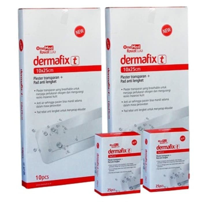 Jual Dermafix T 10cmx25cm / Plester Anti Air/ Plester Rawat Luka " BOX ...