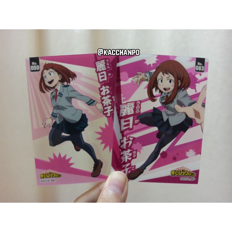 Jual Clear Card Uraraka Ochako & Izuku Midoriya BNHA Official ...