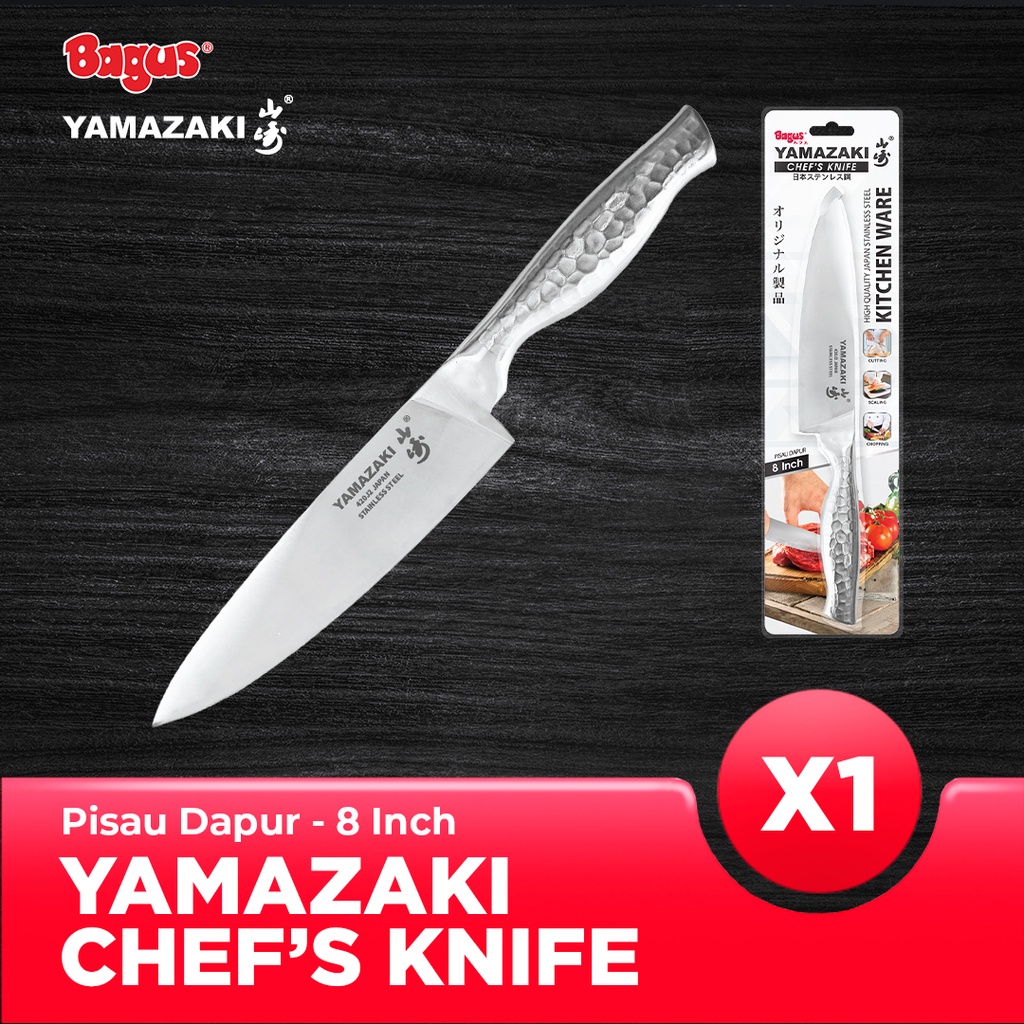 Jual Bagus Yamazaki Pisau Dapur Stainless Steel Japan Chef Knife 8 inch ...