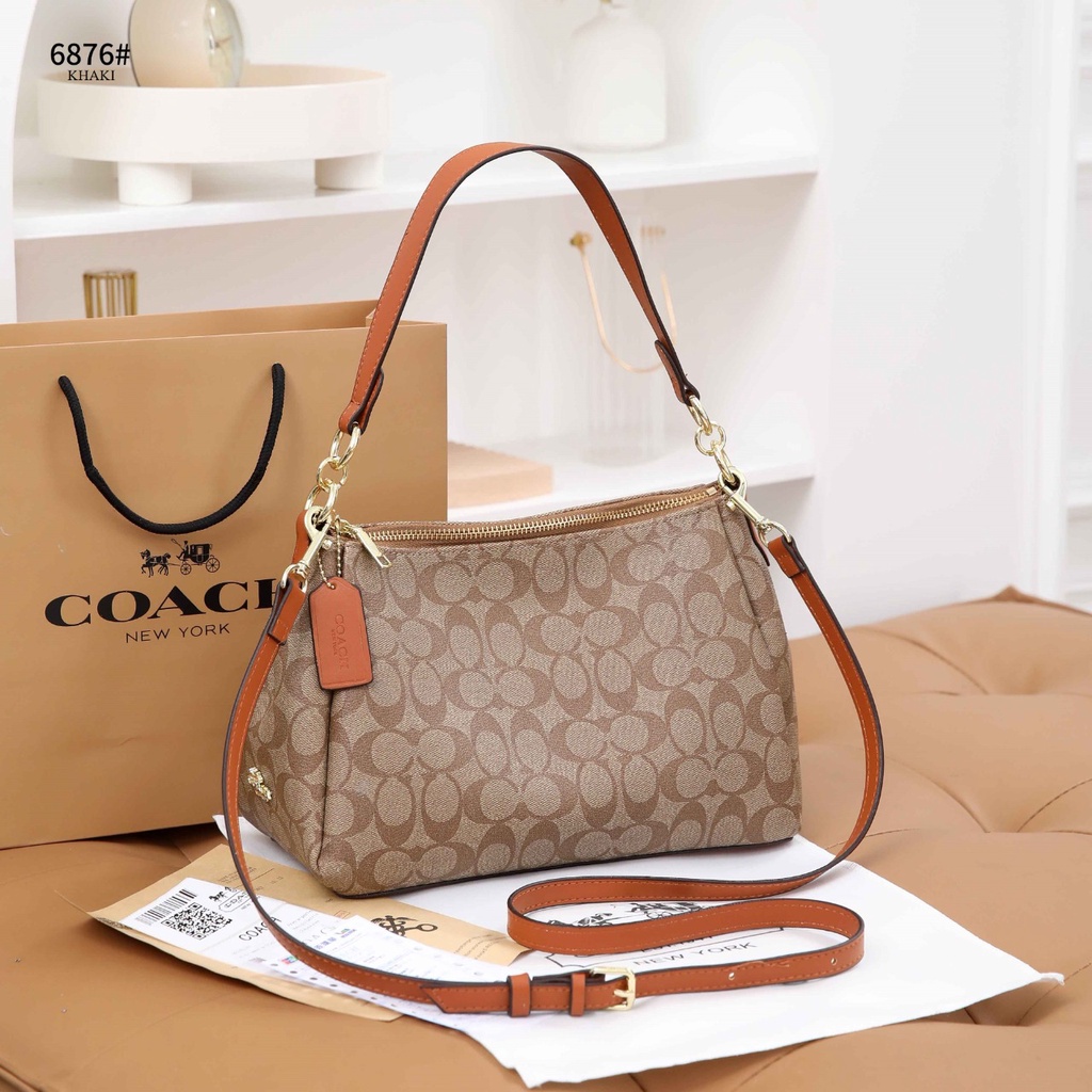 Jual Small Marlon Shoulder Bag in Signature Canvas #6876 | Shopee Indonesia