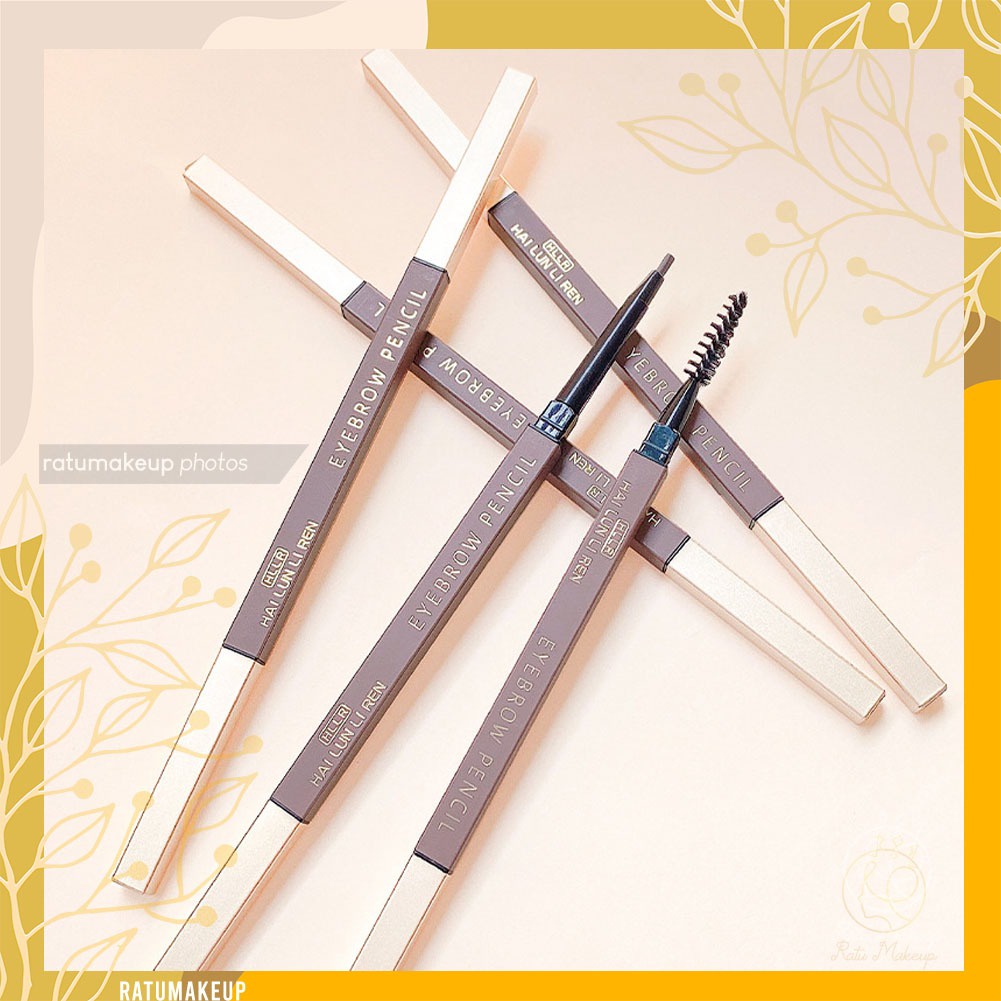 Jual Pensil Alis 2in1 Kepala GandaHLLR Double Head Eyebrow Colour Long ...