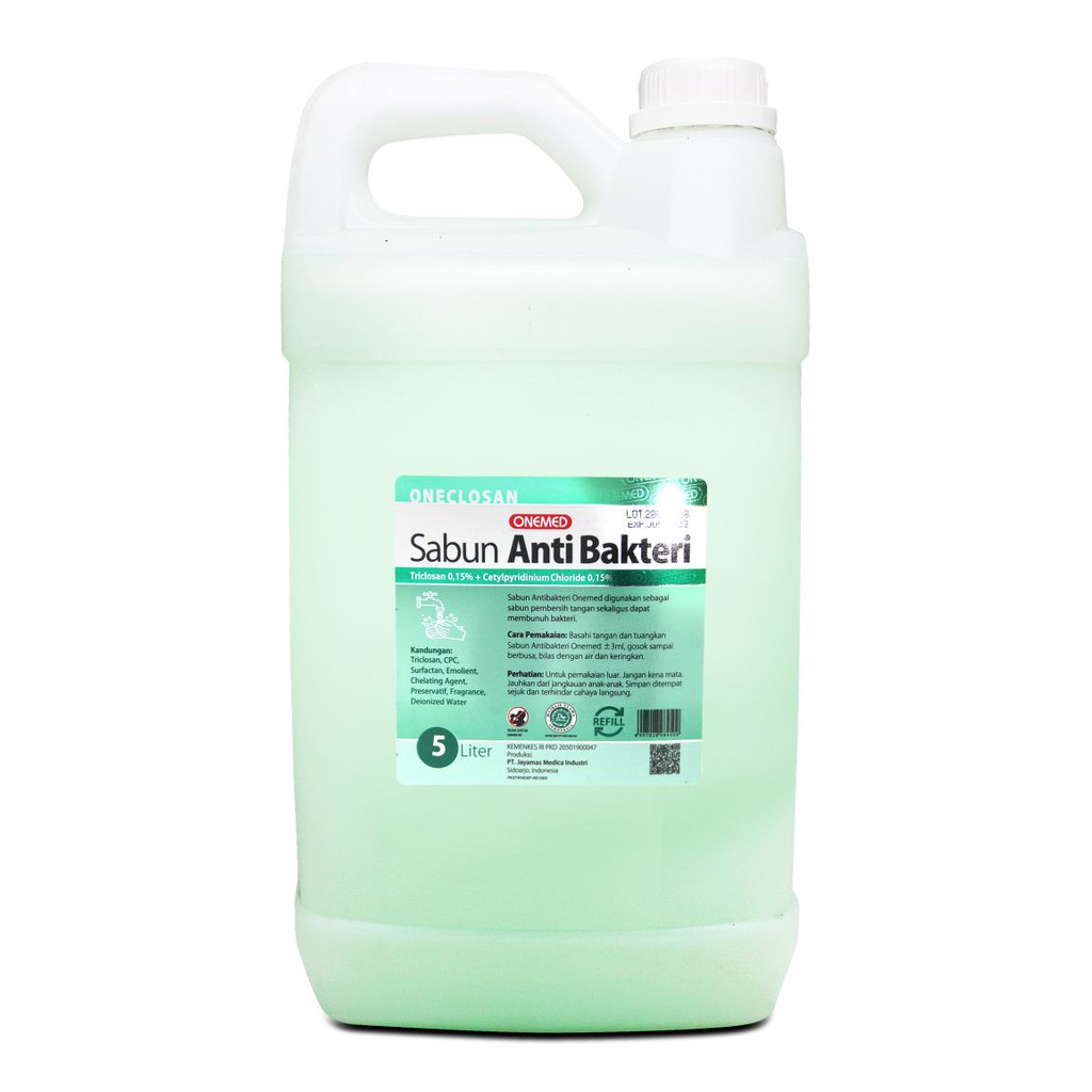 Jual Onemed Sabun Antibakteri 5 Liter / Sabun Anti Bakteri Galon Refill ...