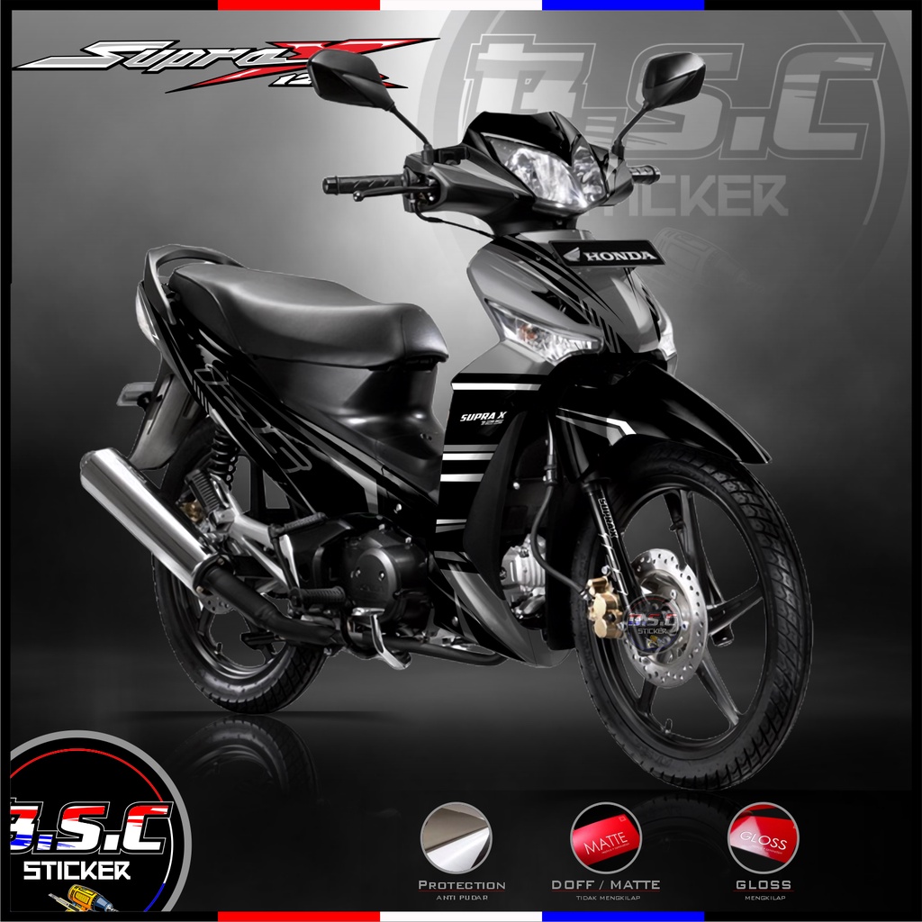 Jual Sticker Decal FULL BODY Supra 125 Old Supra Injeksi Motif Rc Liss ...