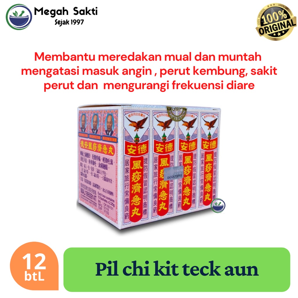 Jual Megah Sakti - Chi Kit Teck Aun Pil Herbal / Fong Sa Yen isi 12 ...