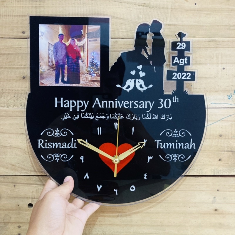 Jual KADO ANNIVERSARY ULANG TAHUN PERNIKAHAN UNTUK ORANG TUA JAM ...