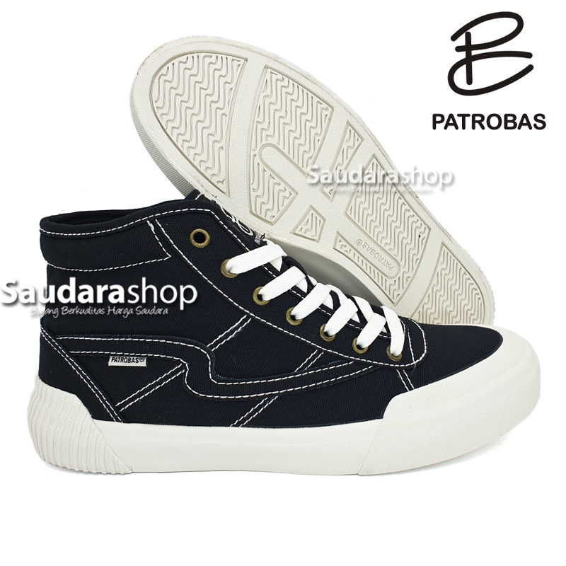 Jual Sepatu Patrobas equip high black white / Patrobas equip black ...