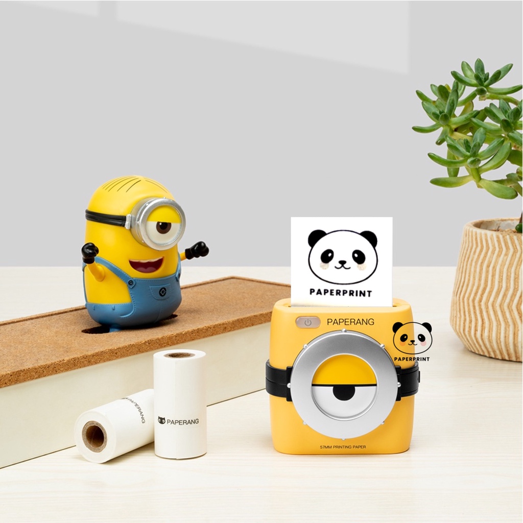 Jual (Limited Edition) MINION Paperang Peripage Mini Printer Thermal p1 ...