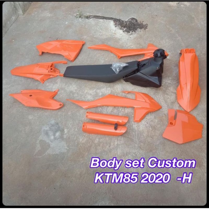 Jual BODY SET CUSTOM KTM 85 2020 FULLSET ASSY LENGKAP JOK TANGKI KTM85 ...