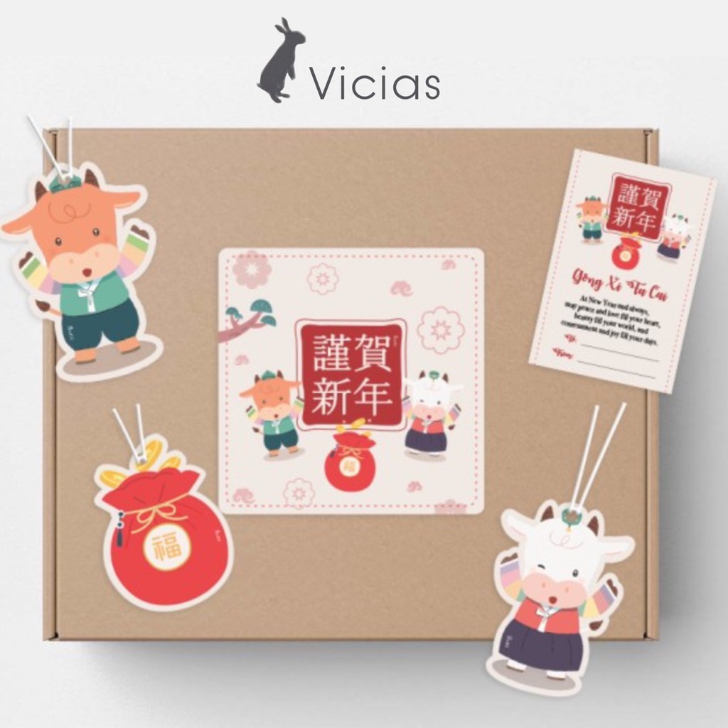 Jual Hang Tag Card Kartu Ucapan Label Sticker Belt Hampers SAPI KERBAU ...