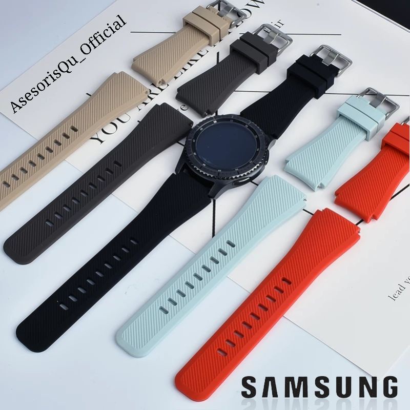 Jual Strap Smartwatch Silikon Samsung Galaxy Watch 46mm 3 45mm Gear S3 ...