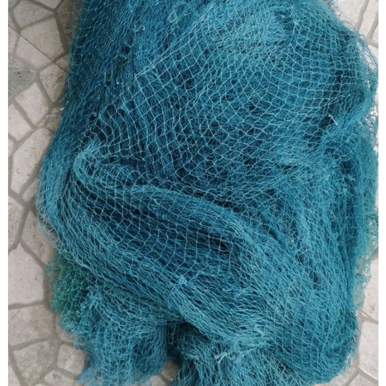 Jual jaring nylon bekas nelayan 1kg untuk media filter kolam/aquarium ...