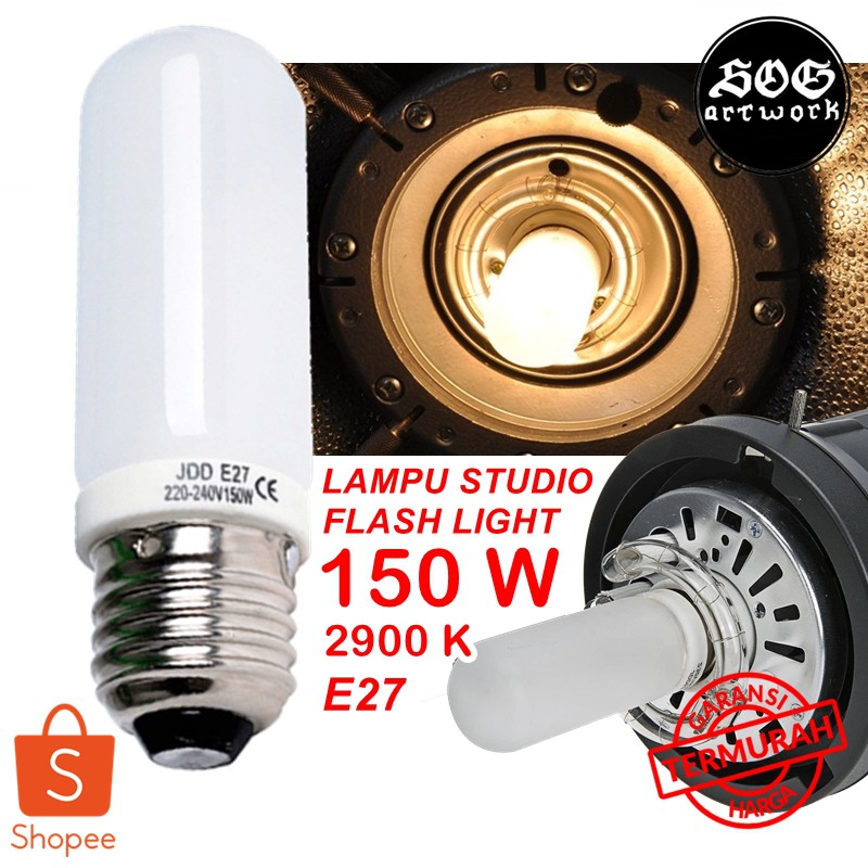 Jual Lampu Modeling Foto Studio Bulb LED E27 JDD 150W | Shopee Indonesia