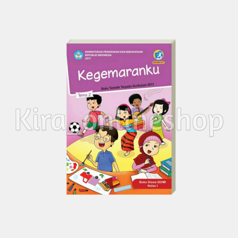 Jual Buku Paket Kelas 1 Tema 2 Kegemaranku Tematik Terpadu Kurikulum