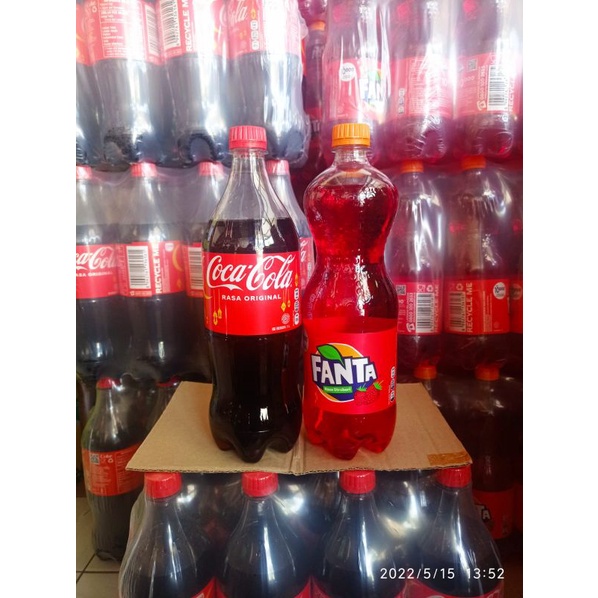 Jual COCA COLA /FANTA/SPRITE 1 LITER | Shopee Indonesia