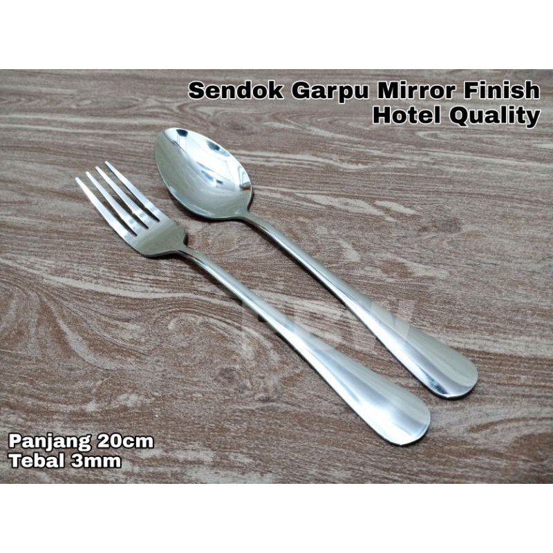 Jual Sendok Makan Mirror Finish Hotel Quality / Sendok Makan Tebal ...