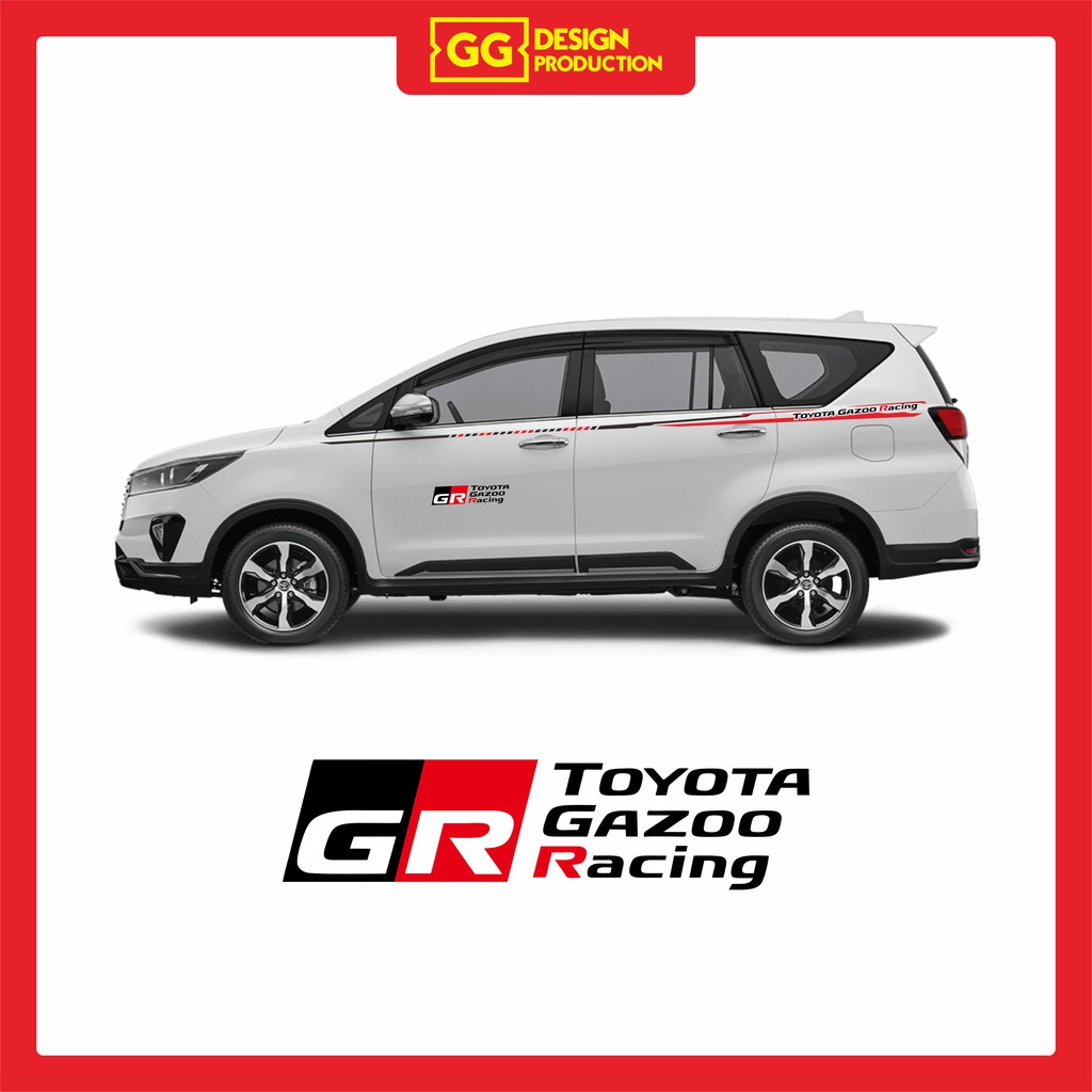 Jual stiker striping toyota kijang innova gazoo racing keren | kijang ...