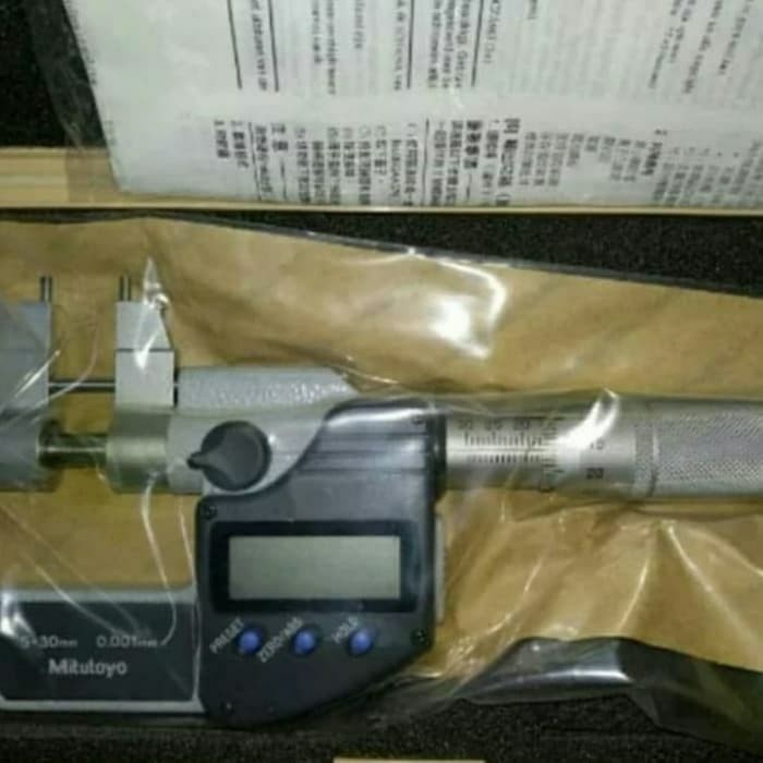 Jual Mitutoyo 345-250 Digimatic Inside Micrometer 5-30 mm 0.001 mm ...