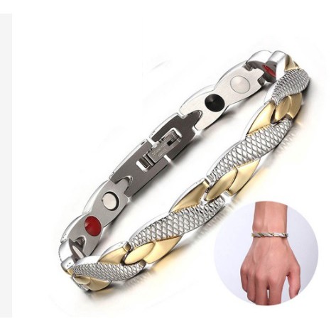 Jual gelang kesehatan premium magnet titanium cewe cowo berkualitas ...