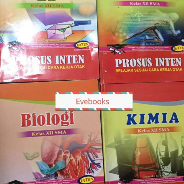 Jual Buku Pelajaran Bimbel Prosus Inten SMA Set IPA Matematika Fisika ...