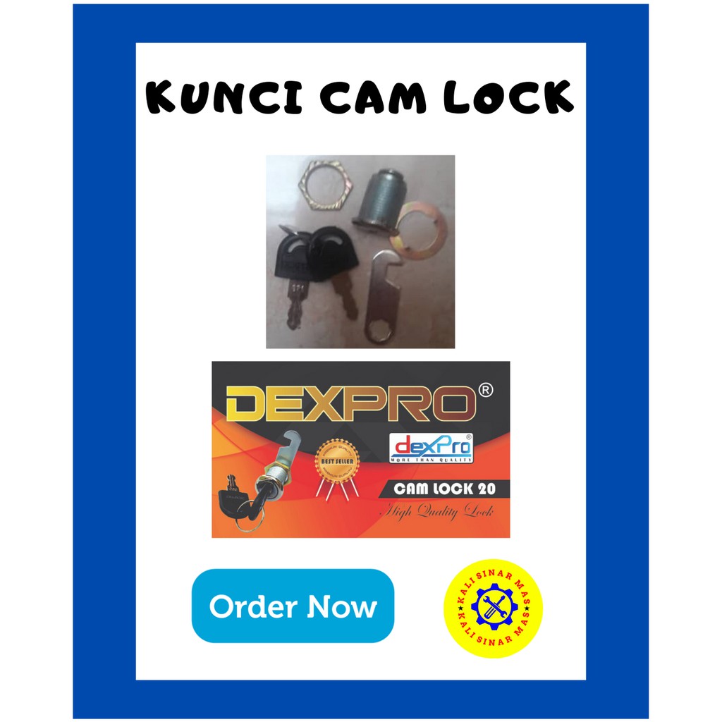 Jual KUNCI CAM LOCK 20mm DEXPRO | Shopee Indonesia