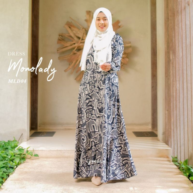 Jual MONOLADY DRESS | BACA DESKRIPSI| ORIGINAL BY GREENISM | Shopee ...