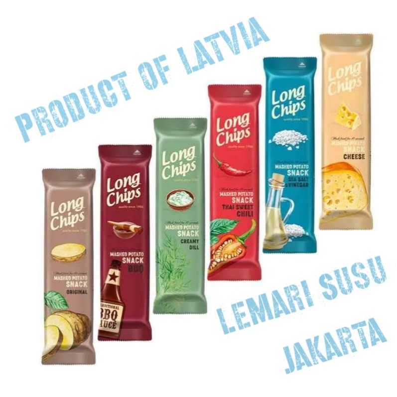 Jual Long chips mashed potato snack / long chips potato / long chips ...