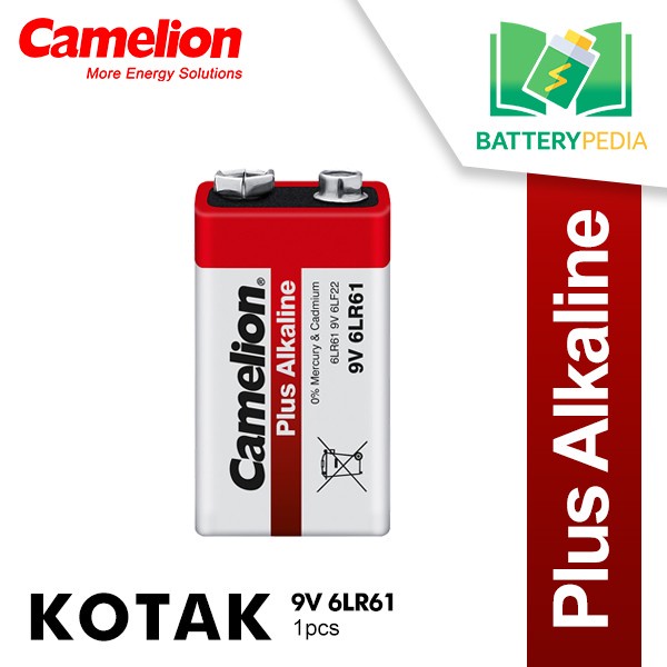 Jual Camelion PLUS ALKALINE Battery 6LR61 9V Square | Batre Mic ...