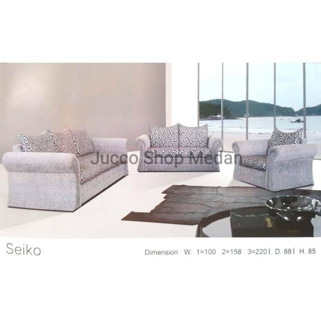 Jual Sofa Modis Seiko - Sofa Tamu 321person set - Sofa Minimalis - Sofa Tamu - Medan | Shopee ...