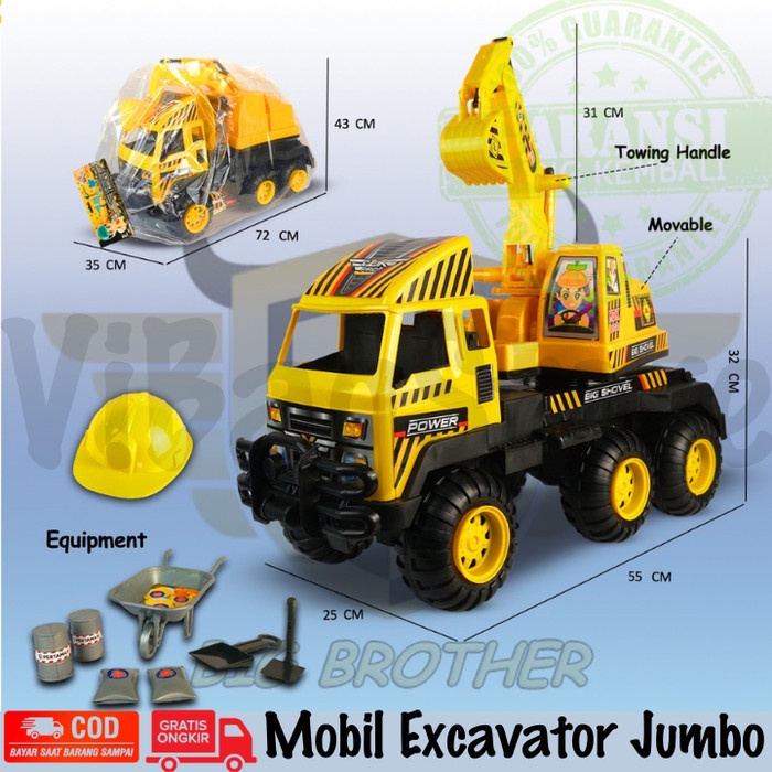 Jual Truk Beko Besar Mobil Eksavator Dorong Truck Keruk Pasir MDK PRO ...