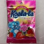 Jual Koala-la koala la soft cotton candy permen kapas rasa STRAWBERRY ...