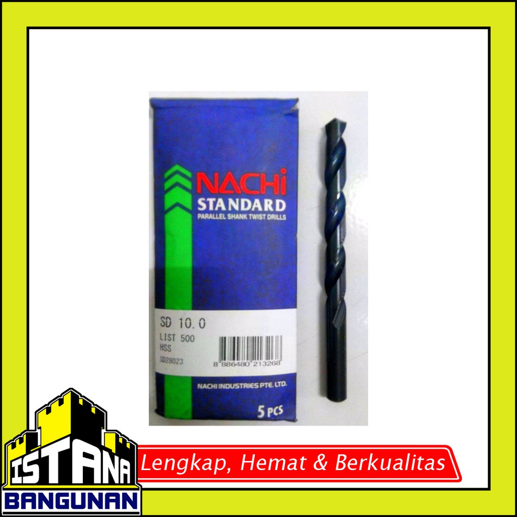 Jual Mata bor besi / Kayu / Alumunium Nachi 10 mm HSS | Shopee Indonesia