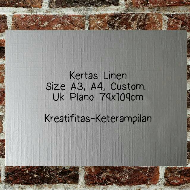 Jual Kertas Linen Putih A3 | Shopee Indonesia