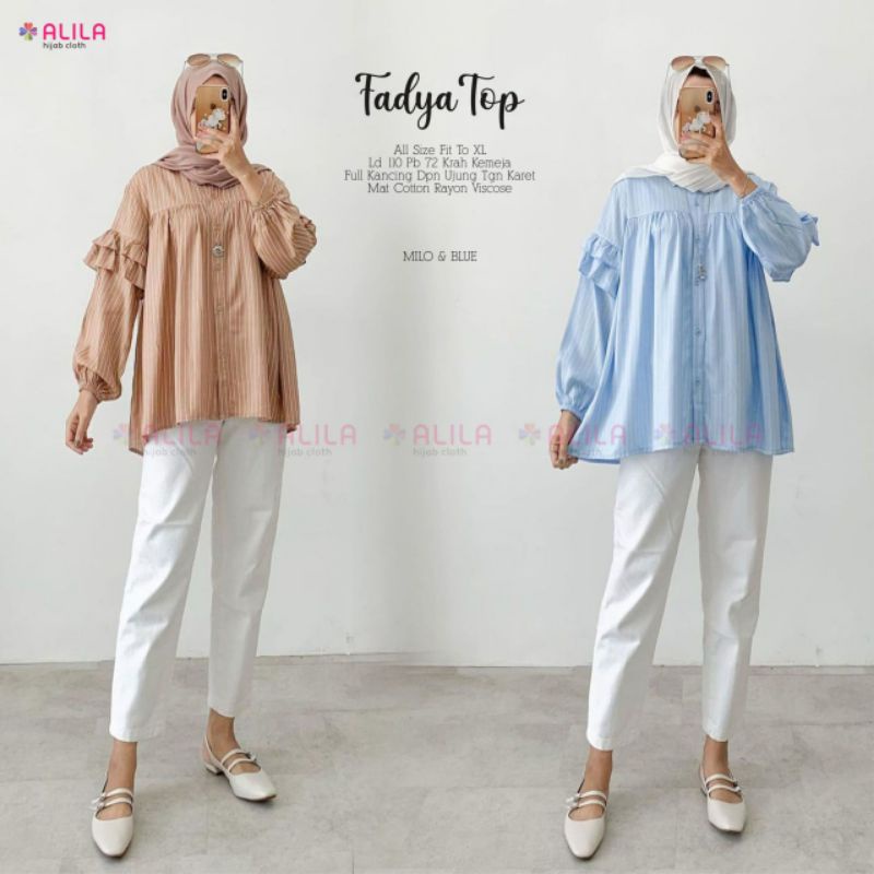 Jual Fadya Top by Alila (stok tgl 4 Desember 2021) | Shopee Indonesia