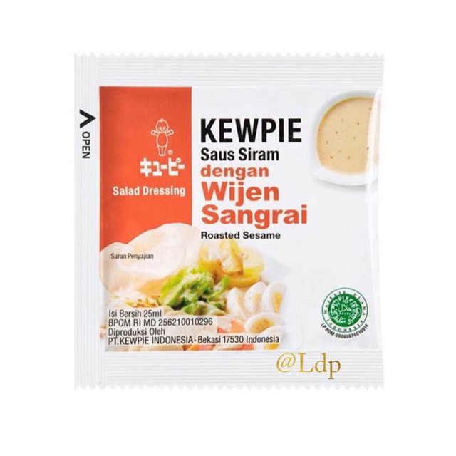 Jual Kewpie Roasted Sesame Mayo sachet 25 ml - Saus siram dengan wijen sangrai (10 x 25 ml ) 1 ...